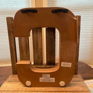 American Atelier | Accents | Teal Wood Letter C Wall Decor Monogram ...